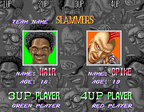 Screenshot of Punk Shot (Arcade, 1990) - MobyGames