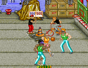 Screenshot of Punk Shot (Arcade, 1990) - MobyGames