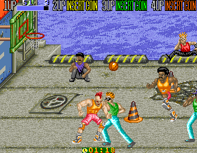 Screenshot of Punk Shot (Arcade, 1990) - MobyGames