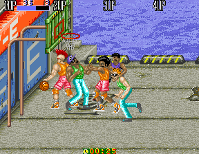 Screenshot of Punk Shot (Arcade, 1990) - MobyGames