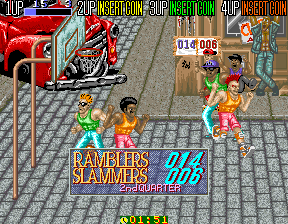 Screenshot of Punk Shot (Arcade, 1990) - MobyGames
