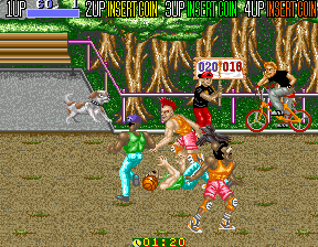 Screenshot of Punk Shot (Arcade, 1990) - MobyGames