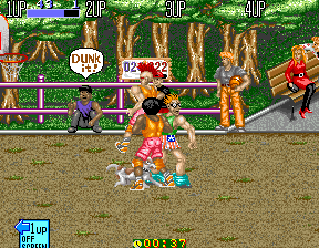 Screenshot of Punk Shot (Arcade, 1990) - MobyGames