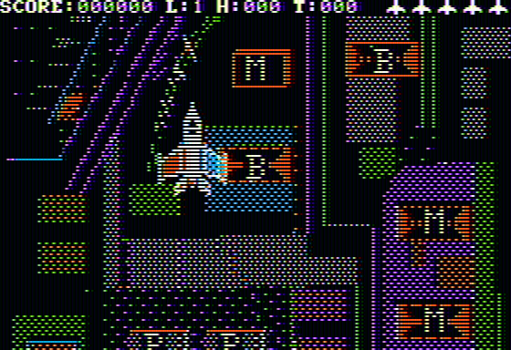 Screenshot of Phantoms Five (Apple II, 1980) - MobyGames
