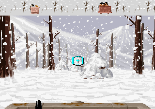 Screenshot of Rail Chase (Arcade, 1991) - MobyGames