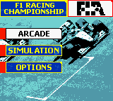Screenshot of F1 Racing Championship (Game Boy Color, 2000) - MobyGames