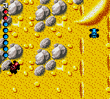 Screenshot of Micro Machines 1 and 2: Twin Turbo (Game Boy Color, 2000 ...