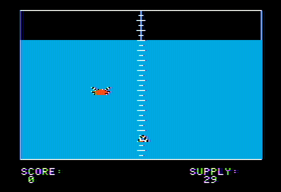 Screenshot of Torpedo Alley (Apple II, 1985) - MobyGames