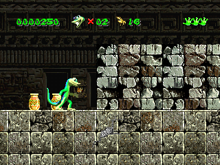 Screenshot of Gex (PlayStation, 1995) - MobyGames