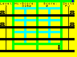 Screenshot of Nuke Lear (ZX Spectrum, 1984) - MobyGames