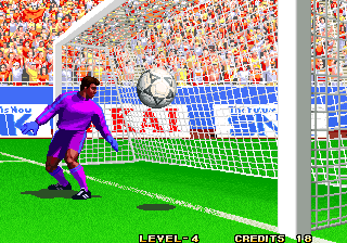 Screenshot of The Ultimate 11: SNK Football Championship (Arcade, 1996 ...