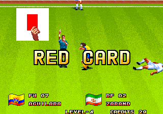 Screenshot of The Ultimate 11: SNK Football Championship (Arcade, 1996 ...