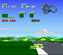Screenshot of Kawasaki Superbike Challenge (SNES, 1995) - MobyGames