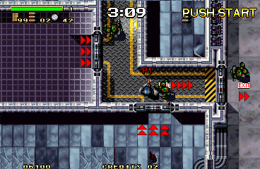 Screenshot of Steel Force (Arcade, 1994) - MobyGames