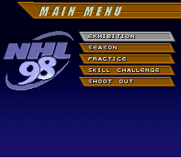 Screenshot of NHL 98 (SNES, 1997) - MobyGames
