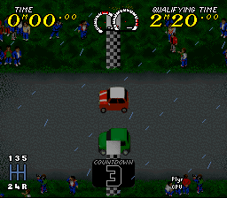 Screenshot of Power Drive (SNES, 1994) - MobyGames