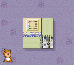Screenshot of Oh-chan no Oekaki Logic (SNES, 1995) - MobyGames