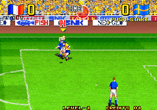 Screenshot of Super Sidekicks 3: The Next Glory (Arcade, 1995) - MobyGames