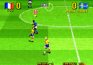Screenshot of Super Sidekicks 3: The Next Glory (Arcade, 1995) - MobyGames