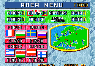 Screenshot of Super Sidekicks 3: The Next Glory (Arcade, 1995) - MobyGames