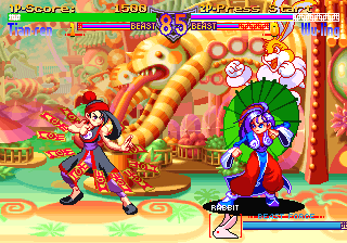 Screenshot of Rabbit (Arcade, 1997) - MobyGames