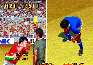 Screenshot of Super Sidekicks 3: The Next Glory (Arcade, 1995) - MobyGames