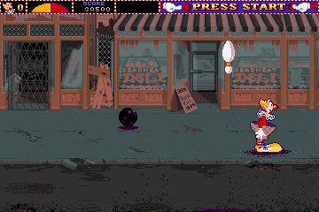Screenshot of Ninja Clowns (Arcade, 1991) - MobyGames