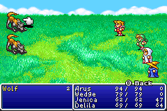 Screenshot of Final Fantasy I & II: Dawn of Souls (Game Boy Advance ...