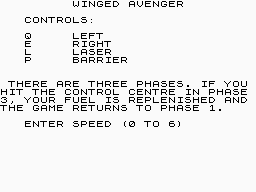 Winged Avenger (1982) - MobyGames