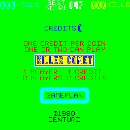 Killer Comet (1981) - MobyGames
