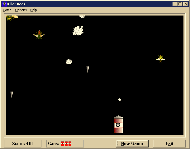 Screenshot of Killer Bees (Windows, 1998) - MobyGames