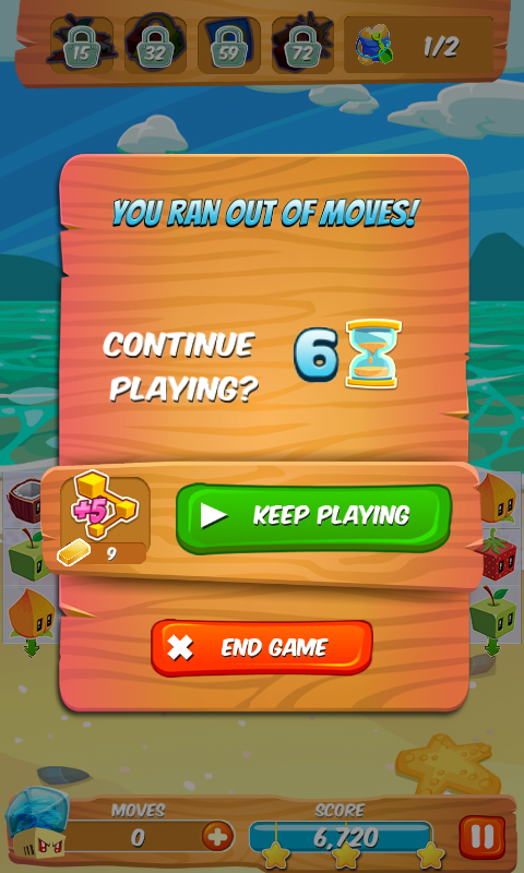 Screenshot of Juice Cubes (Android, 2013) - MobyGames