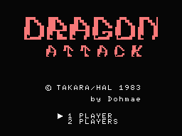 Dragon Attack (1983) - MobyGames