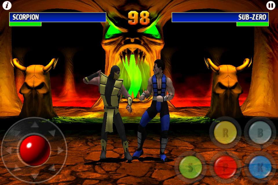 Screenshot of Ultimate Mortal Kombat 3 (iPhone, 2010) - MobyGames
