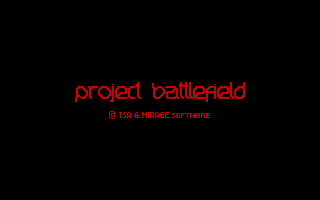 Screenshot of Project Battlefield (Amiga, 1995) - MobyGames