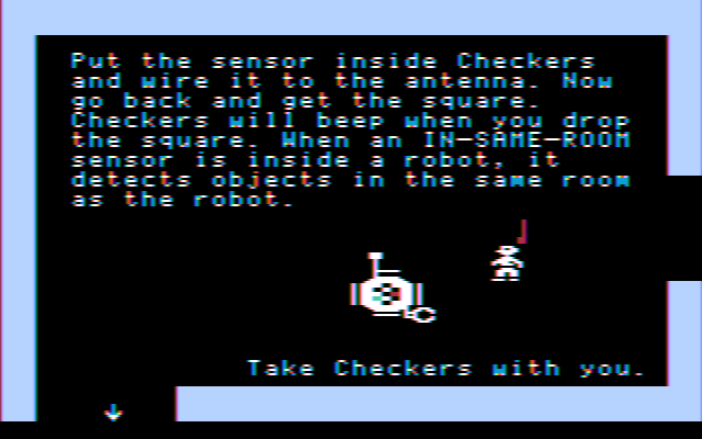Screenshot of Robot Odyssey (DOS, 1984) - MobyGames