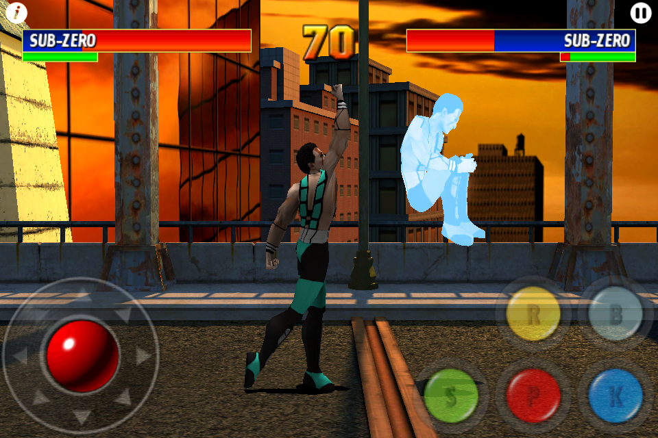 Screenshot of Ultimate Mortal Kombat 3 (iPhone, 2010) - MobyGames