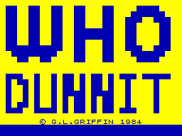 Whodunnit? (1984) - MobyGames