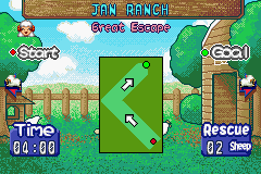 Screenshot of Sheep (Game Boy Advance, 2002) - MobyGames