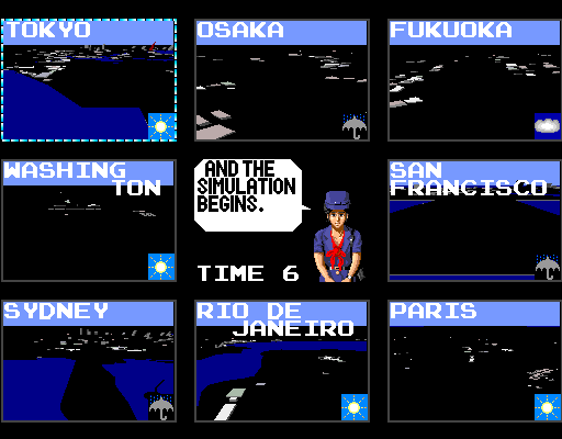 Screenshot of Top Landing (Arcade, 1988) - MobyGames