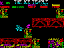 Screenshot of The Ice Temple (ZX Spectrum, 1986) - MobyGames
