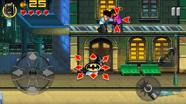 Screenshot of LEGO Batman: The Mobile Game (J2ME, 2011) - MobyGames