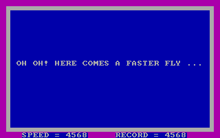 Screenshot of Fly (DOS, 1984) - MobyGames