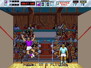 Screenshot of Squash (Arcade, 1992) - MobyGames