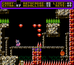 Screenshot of Cheman (NES, 2019) - MobyGames