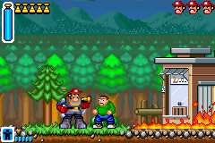 Screenshot of Rescue Heroes: Billy Blazes (Game Boy Advance, 2003) - MobyGames