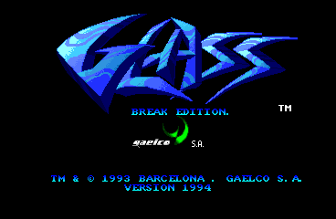 Screenshot of Glass (Arcade, 1993) - MobyGames