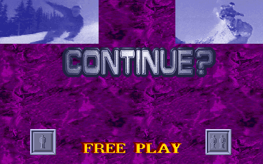 Screenshot of Snowboard Championship (Arcade, 1997) - MobyGames