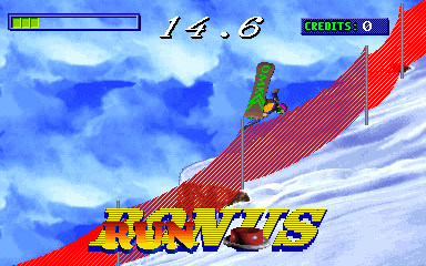 Screenshot of Snowboard Championship (Arcade, 1997) - MobyGames