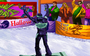 Screenshot of Snowboard Championship (Arcade, 1997) - MobyGames